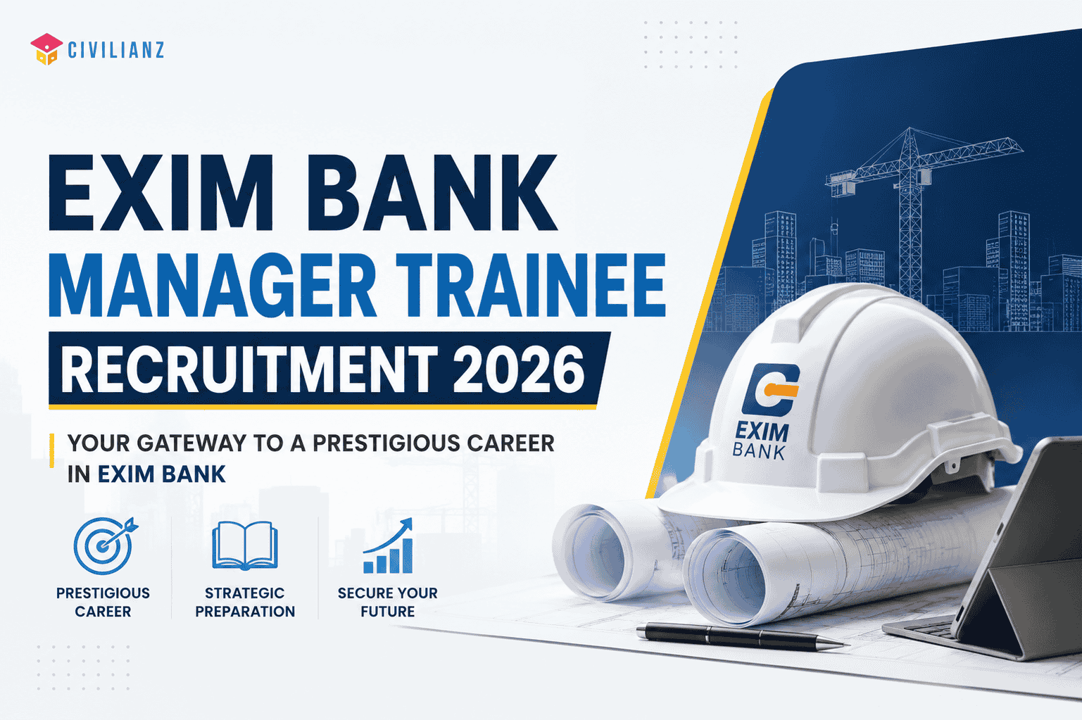 EXIM BANK MANAGER TRAINEE RECRUITMENT 2026!!!