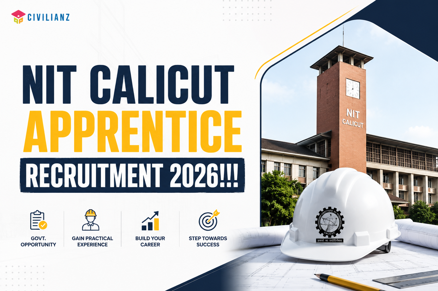 NIT CALICUT APPRENTICE RECRUITMENT 2026!!!